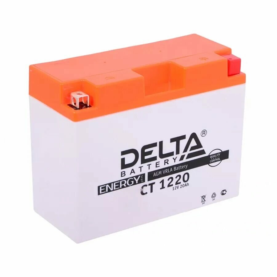 Аккумуляторная батарея delta ст 1220 12v/20aч