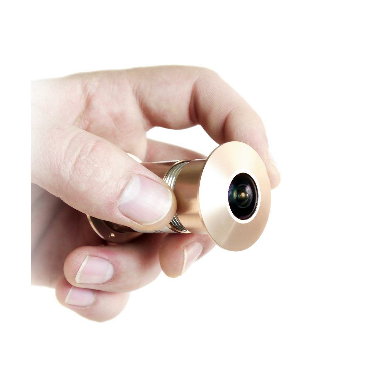 WI-FI IP видеоглазок на дверь в квартиру HDcom HDcom T202-8G (Bronze) (H2449RU) с облачным хранением видеоглазок в виде обычного.