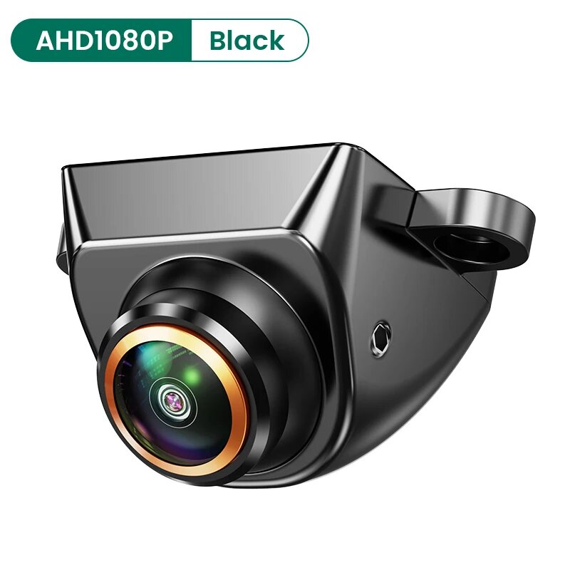 GreenYi AHD 1080P Автомобильная камера заднего вида 170 ° «рыбий глаз» с золотыми Black-AHD1080P