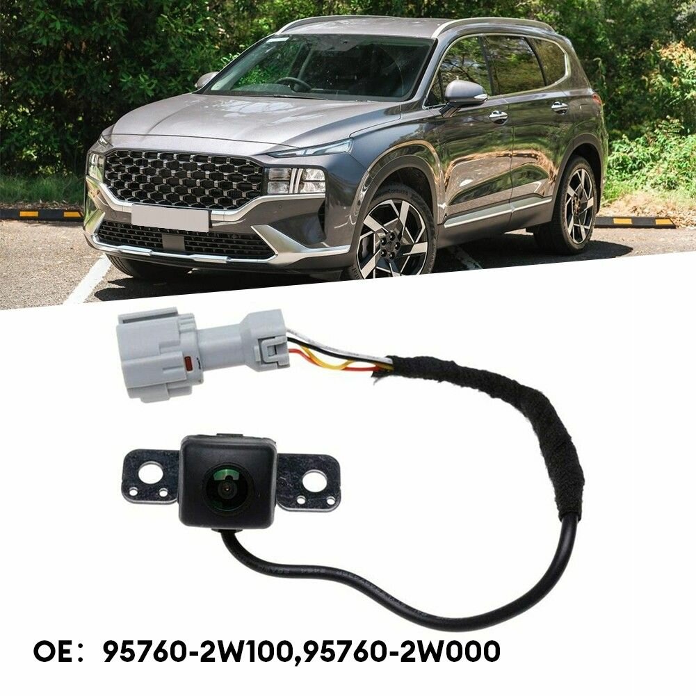Камера заднего вида для Hyundai Santa Fe 2013-2016 — замена OE 95760-2W000/95760-2W100, простая установка, легкая