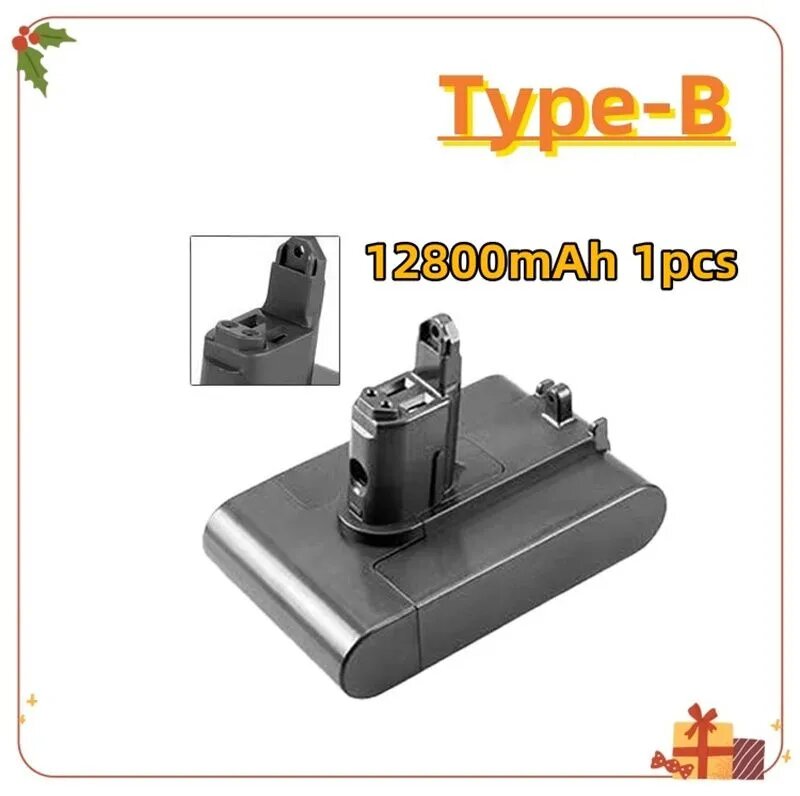 Аккумулятор для пылесоса Dyson 22,2 В, тип B для DC31, DC35, DC44, DC45, 1 шт.12800 мАч