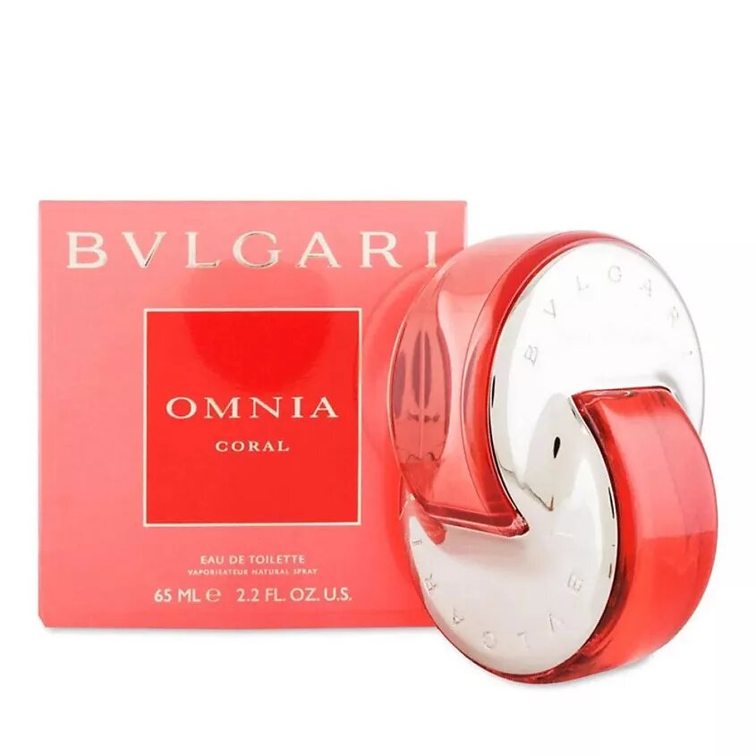 Туалетная вода BVLGARI "Coral Omnia", женская, цветочно-фруктовая, 65мл