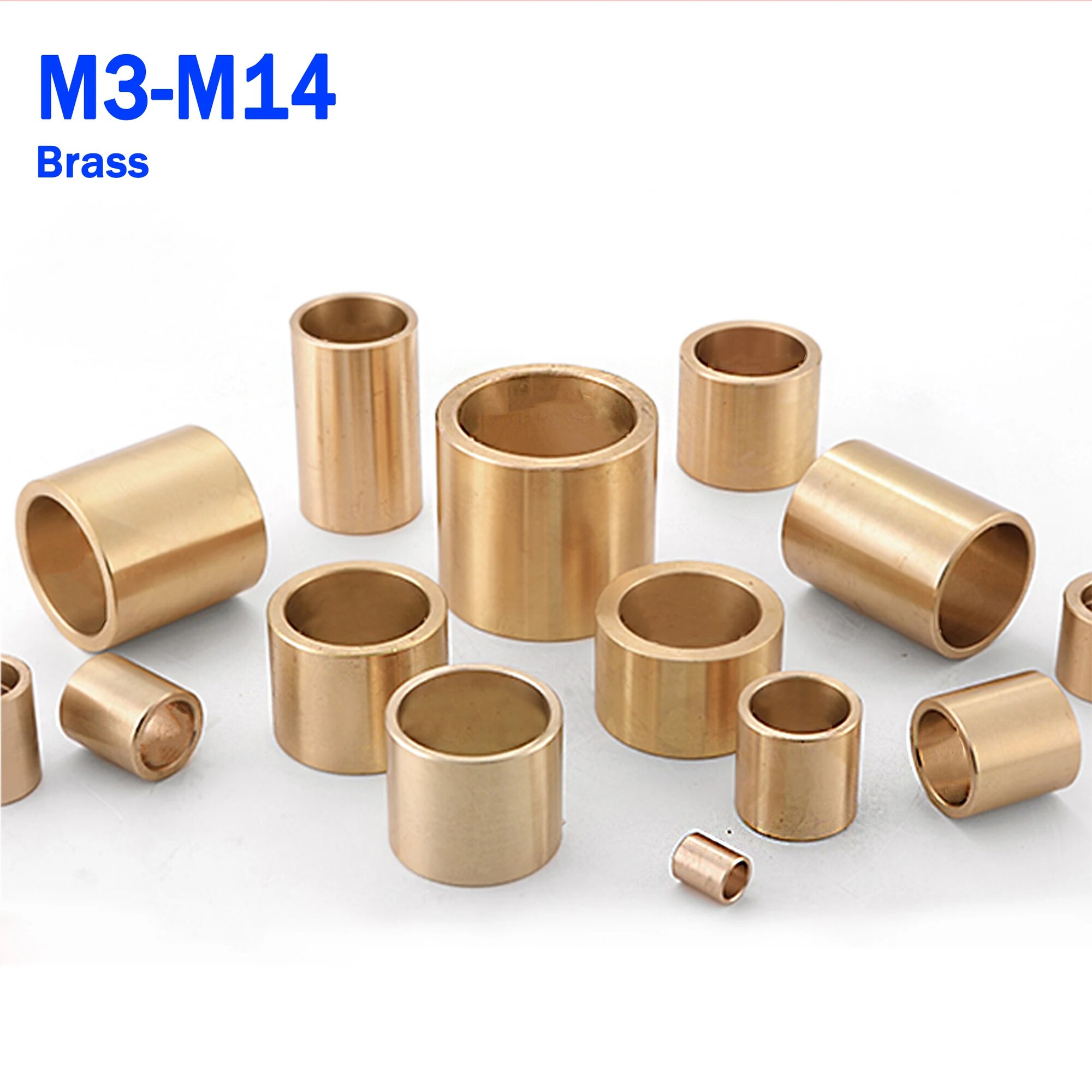 Медные втулки масляных подшипников M3-M14 4x8x5(10Pcs)