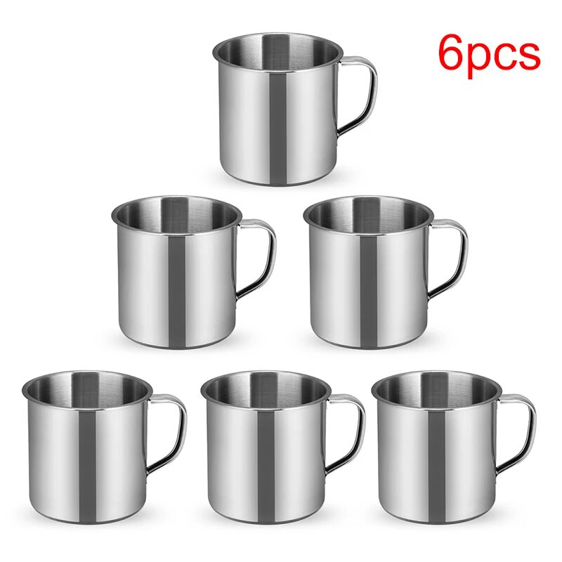 Набор из 6 термокружек WHPHous из нержавеющей стали 6pcs