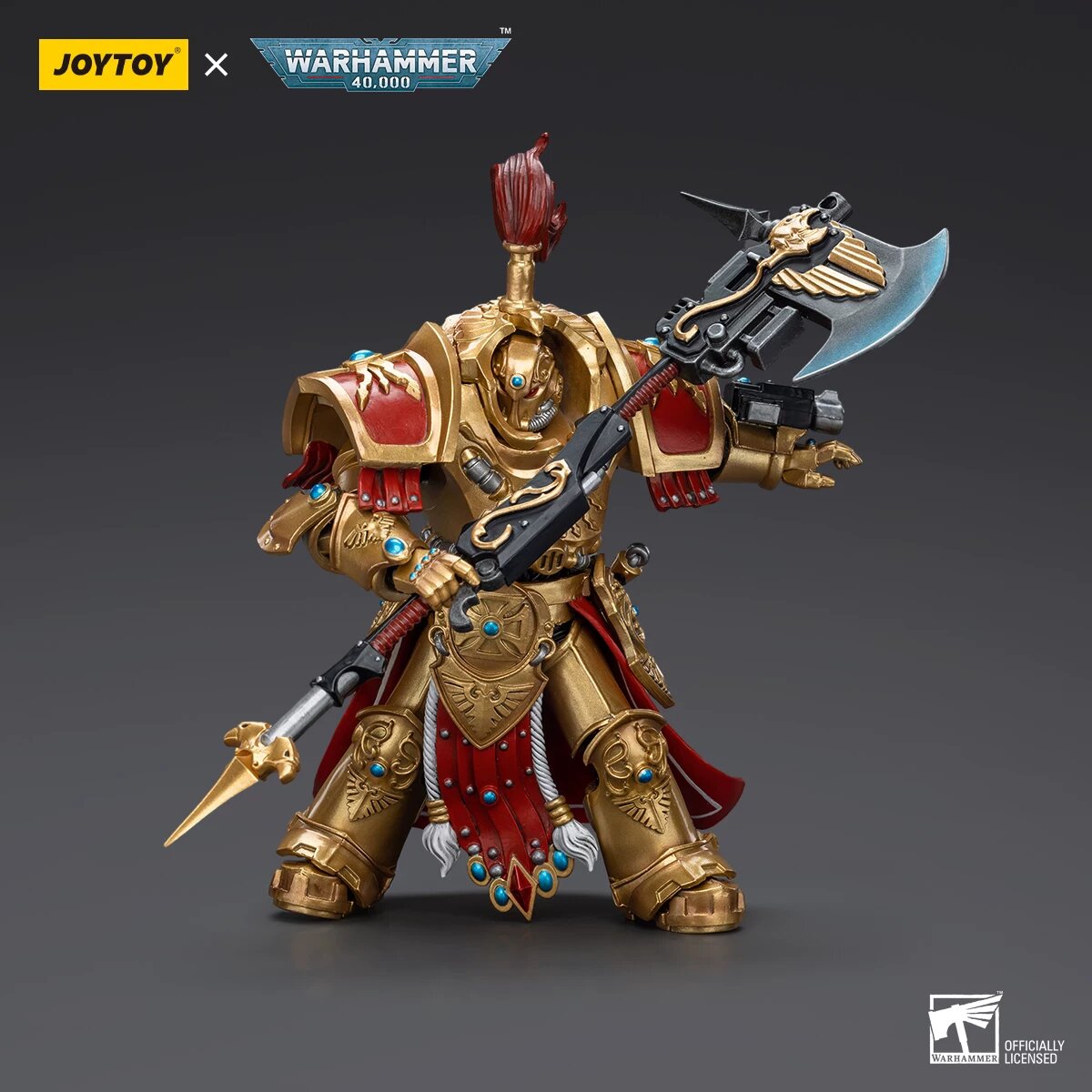 Подвижная фигурка JOYTOY Warhammer 40K 1/18 Action Figures Adeptus Mechanicus Skitarii Ranger Alpha