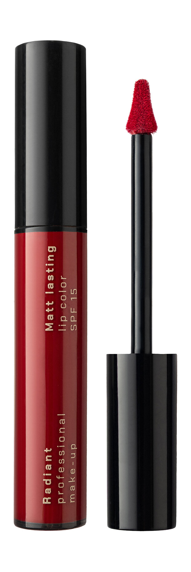 RADIANT PROFESSIONAL MAKE-UP Помада для губ Matt Lasting Lip Color матовая жидкая стойкая SPF 15, 9 мл, Помада для губ Matt Lasting Lip Color матовая жидкая стойкая SPF 15, 9 мл, 08 Ярко-красный