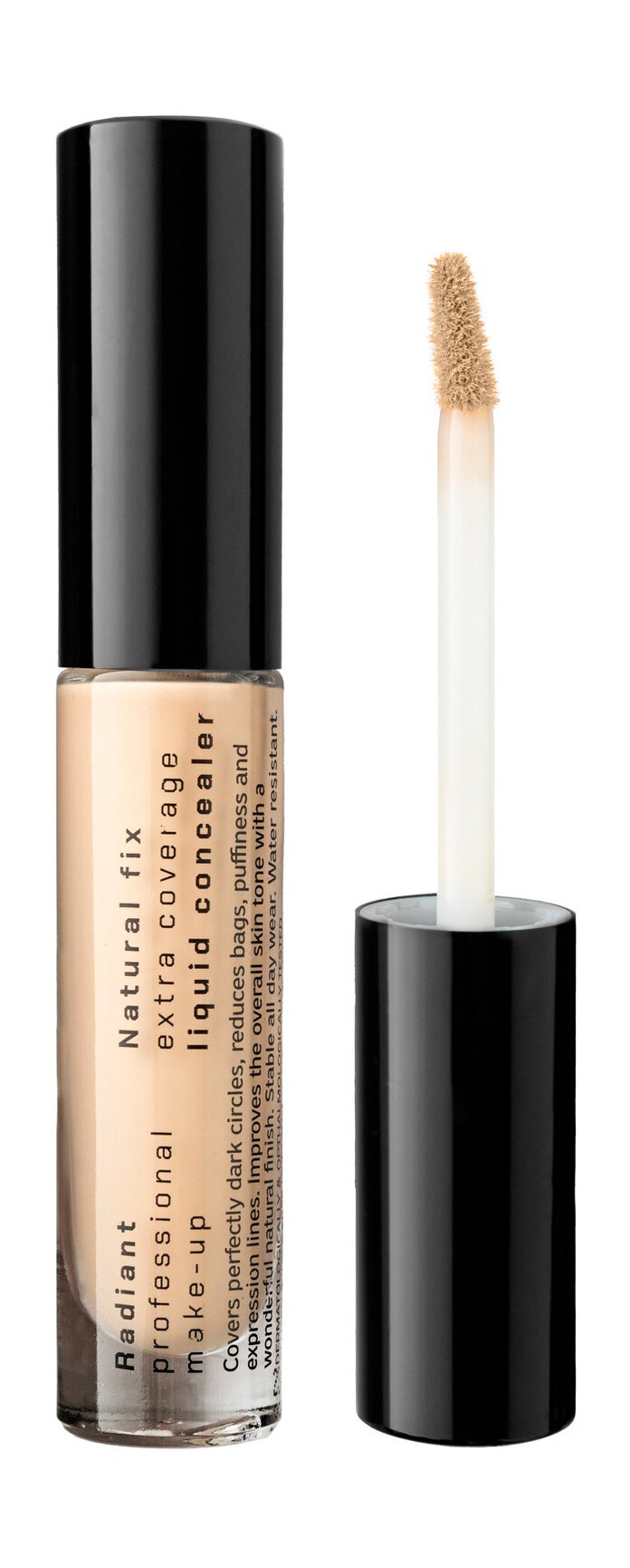 RADIANT PROFESSIONAL MAKE-UP Консилер Natural Fix Extra Coverage матовый с высокой плотностью покрытия, 5 мл, 100 Слоновая Кость