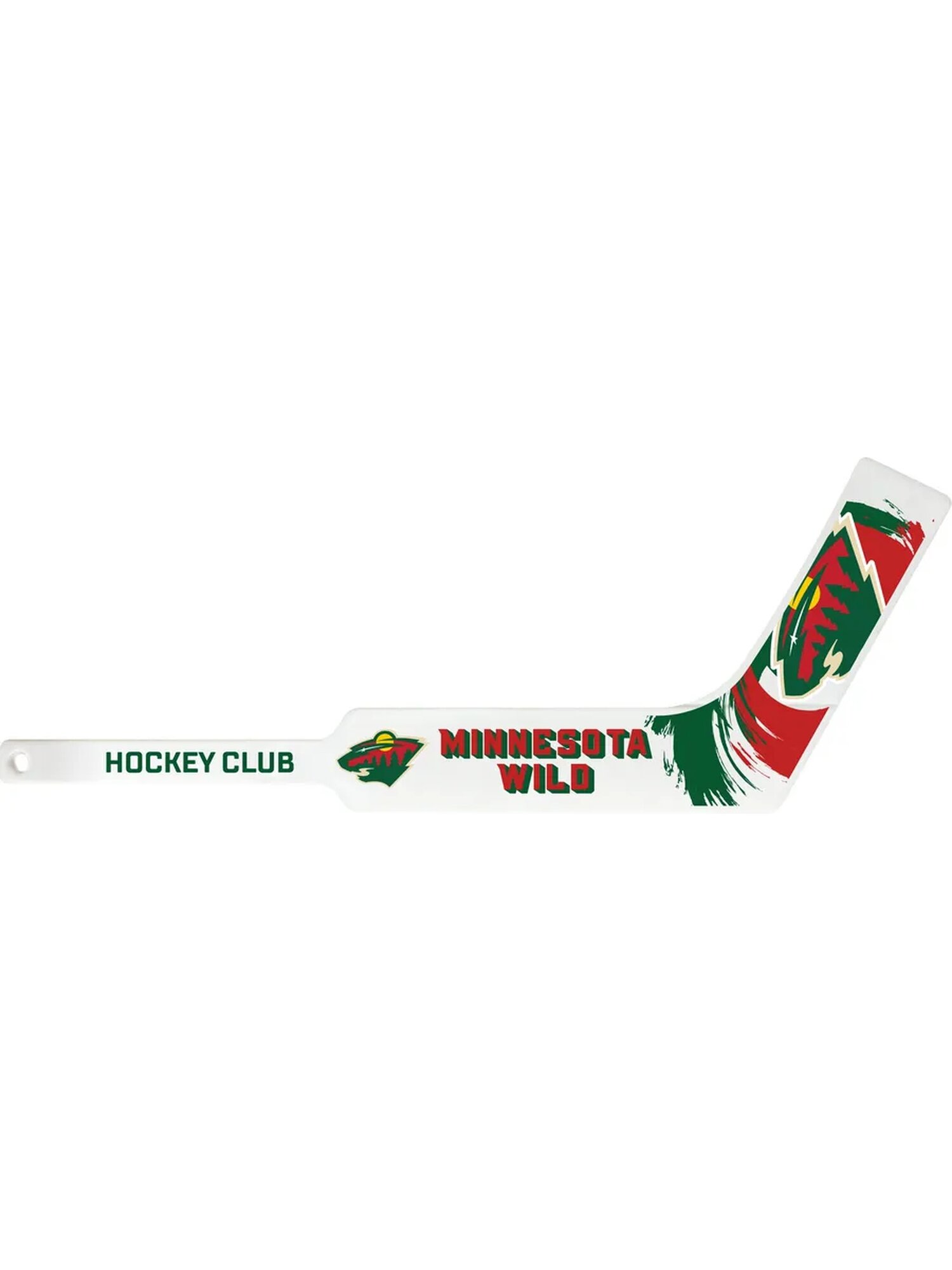 Мини-клюшка Sportfanat Minnesota Wild, вратарская, сувенирная, 50 см, белый