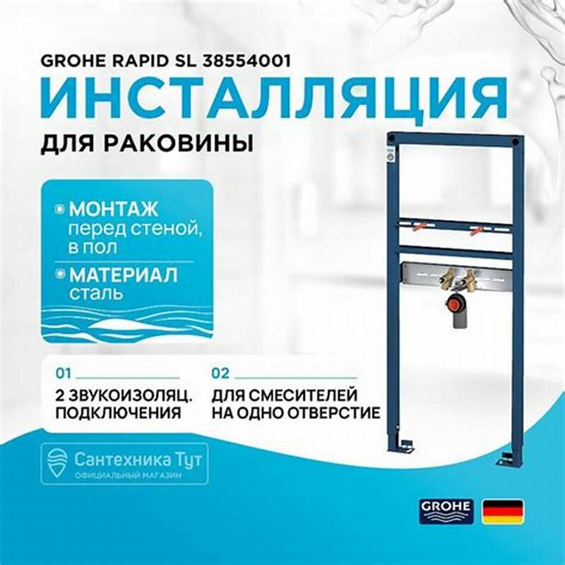 RAPID SOLIDO. Инсталляция для умывальника