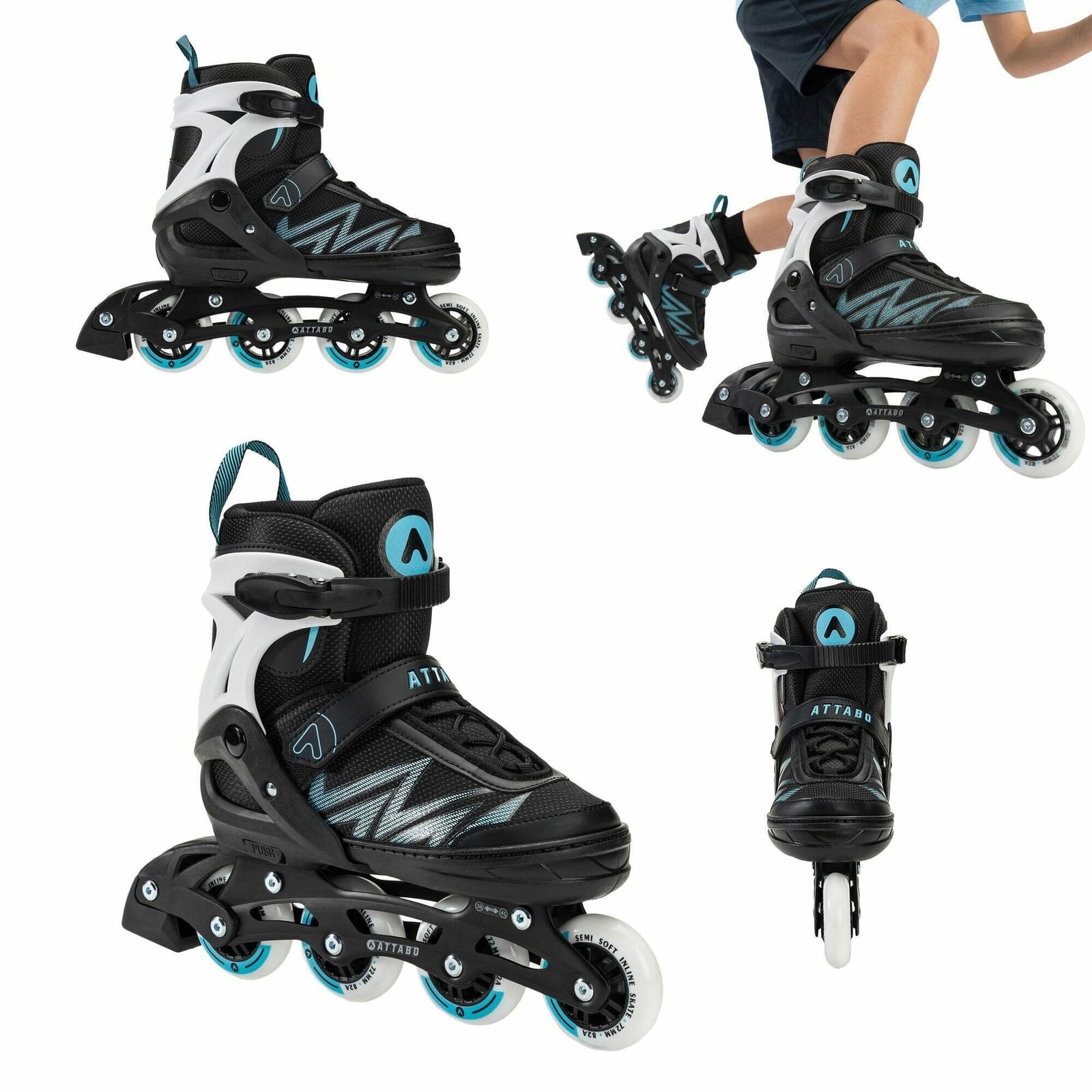 DECATHLON роликоконьки Attabo kylo, синий, размер 30/33
