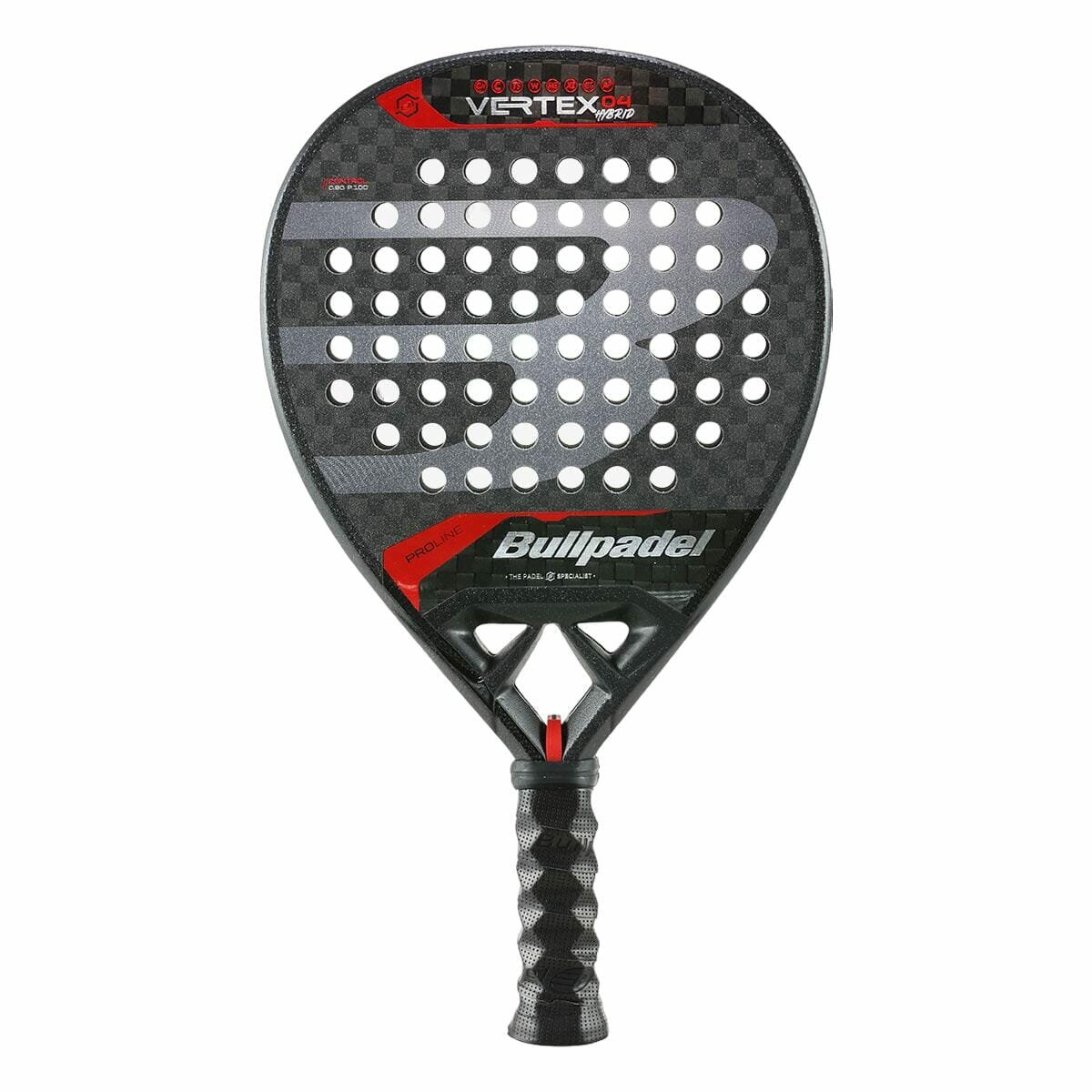 DECATHLON ракетка для падел тенниса Bullpadel Vertex 04 Hybrid 24, красный