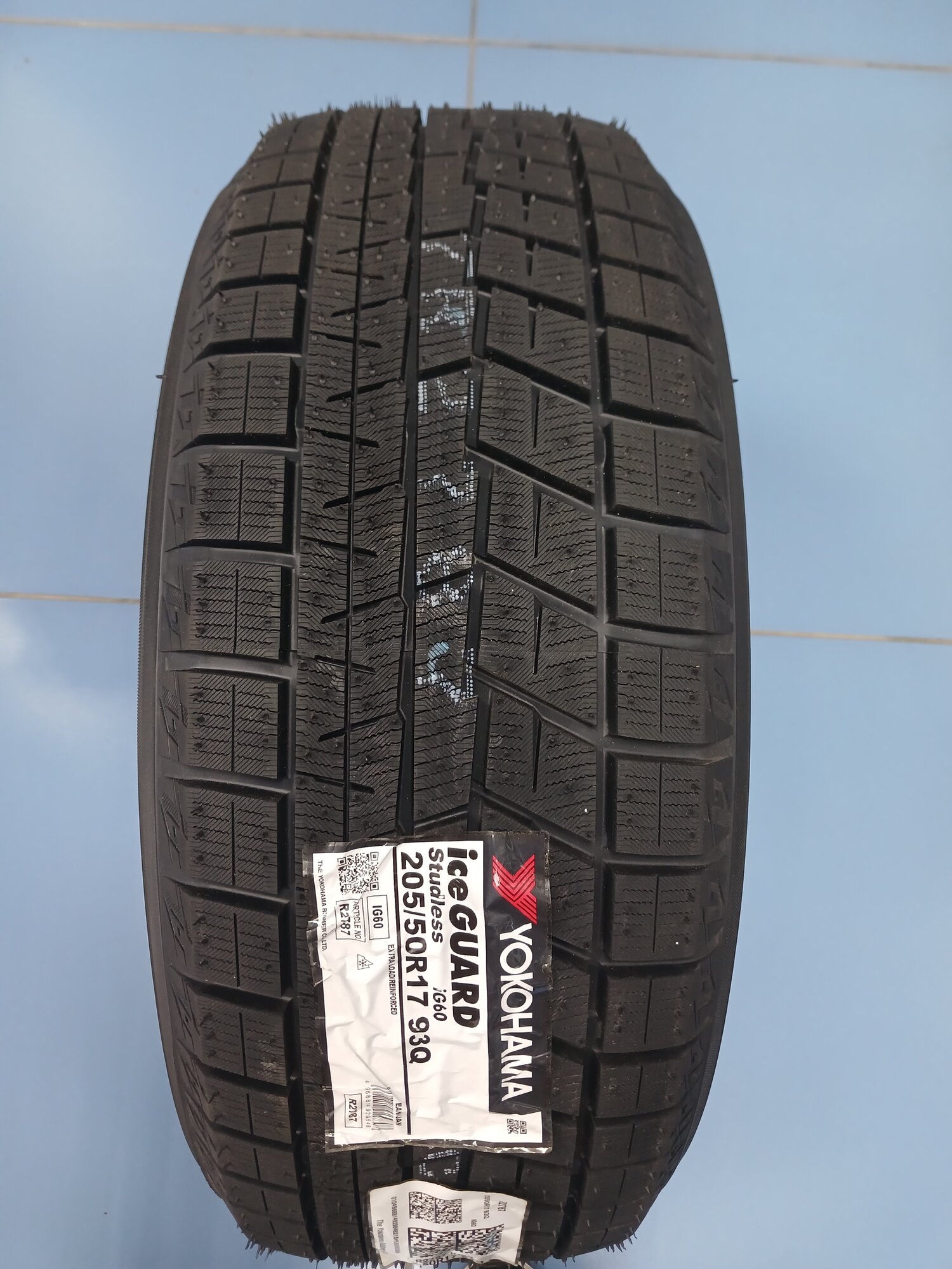 205/50R17 Yokohama iceGuard Studless iG60 93Q XL Япония (2025 год)