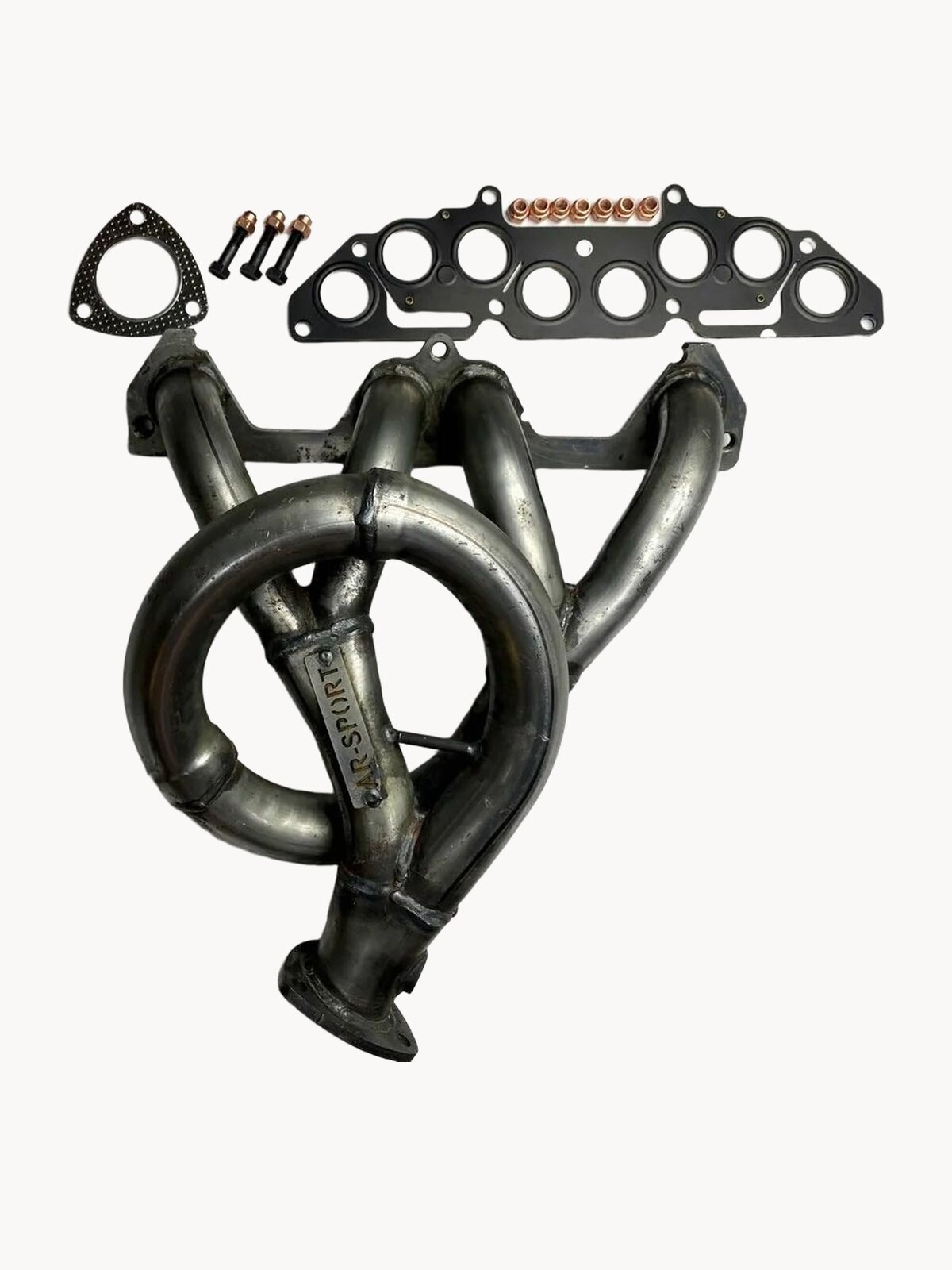 Выпускной коллектор паук 4-2-1 Subaru Sound для LADA Приора, Калина, Гранта, 2110-15 8V 1.6L 1 датчик (комплект с прокладками, гайками, болтами)