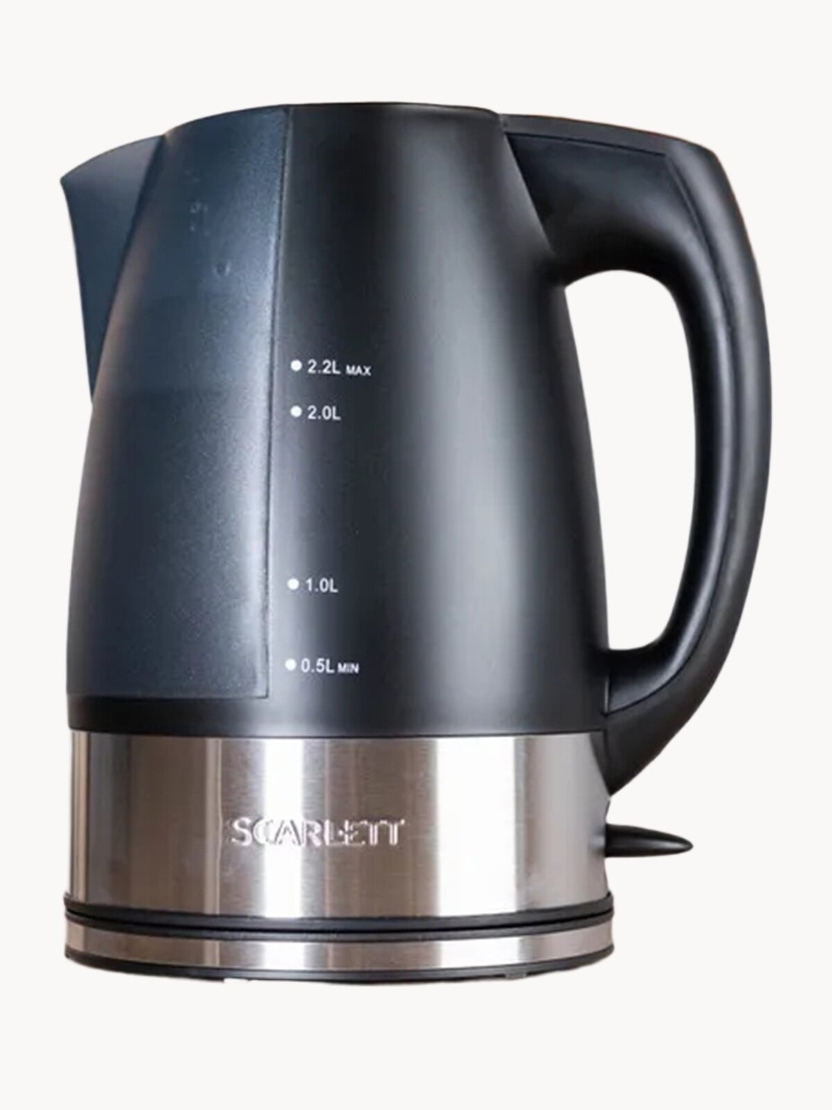 Чайник 2.2 литра SCARLETT SC-1020 большая шкала, широкое открытие крышки