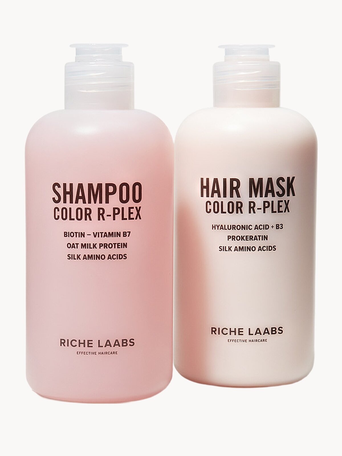 RICHE Набор для окрашенных волос: шампунь бессульфатный + маска - кондиционер с кератином