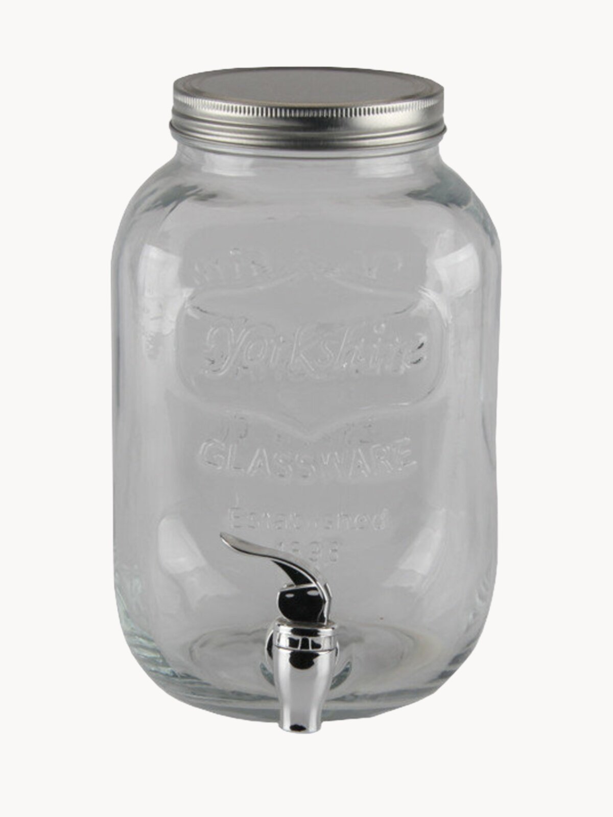 Лимонадник TODELIA 4л, с краном, прозрачный, материал: стекло