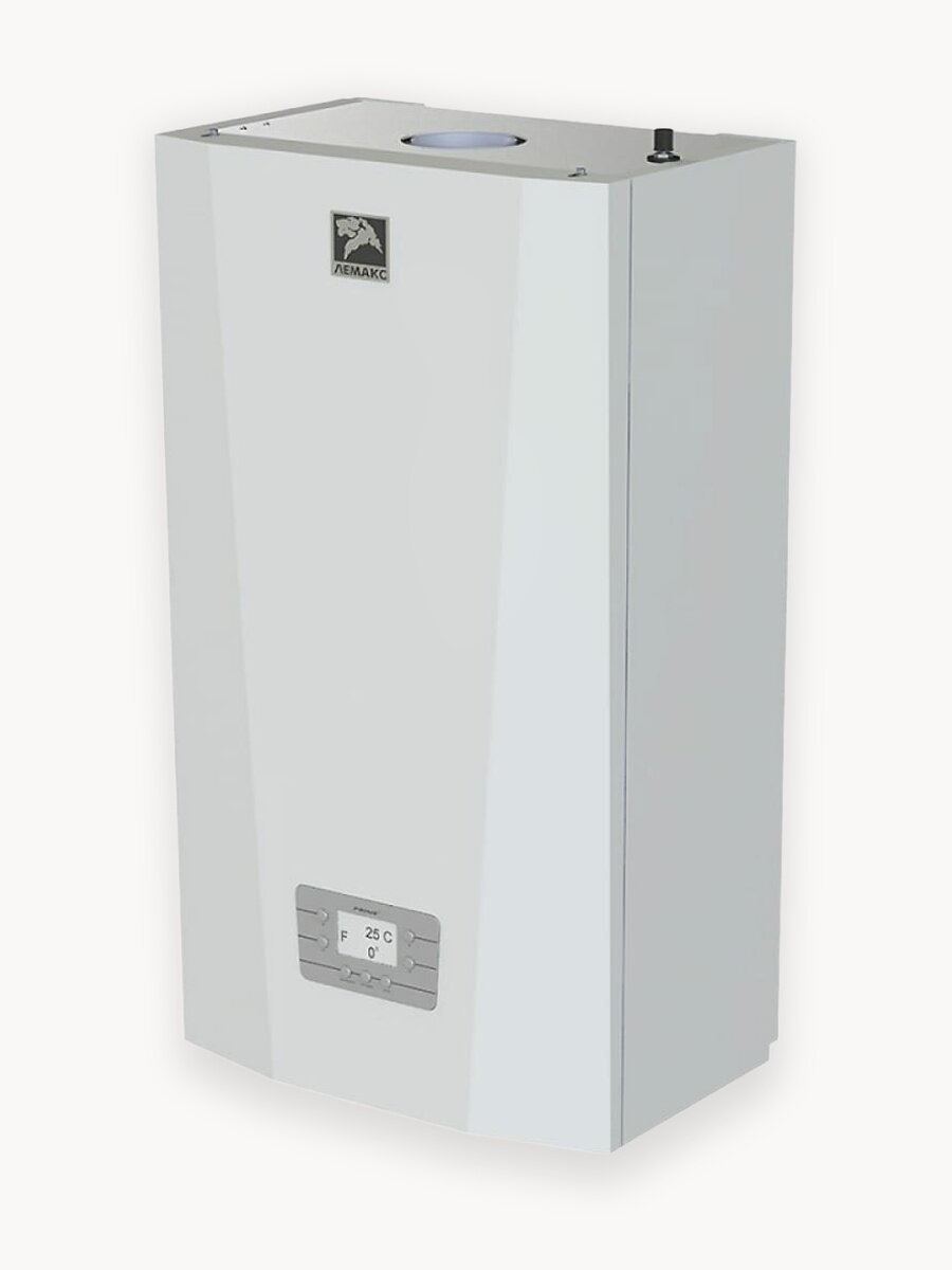 Газовый котёл LEMAX PRIME-V24, двухконтурный, для отопления и горячего водоснабжения в доме, мощность 24 кВт