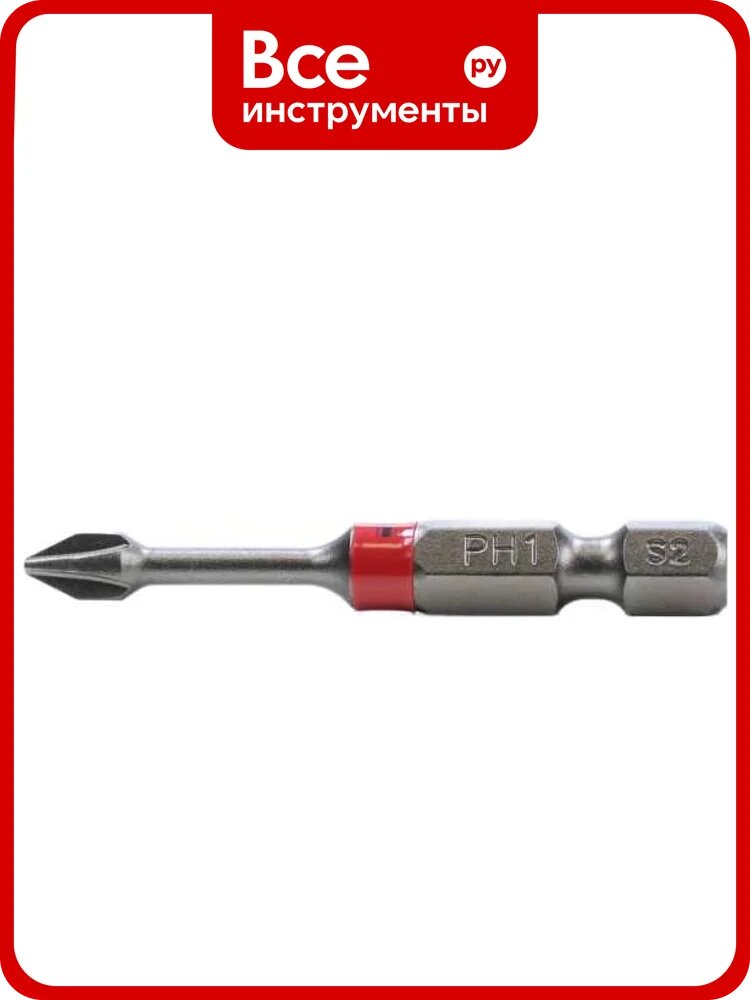 Бита магнитная 1/4" PH1 50 мм (упаковка 10 шт.) Wurth 1614120150092