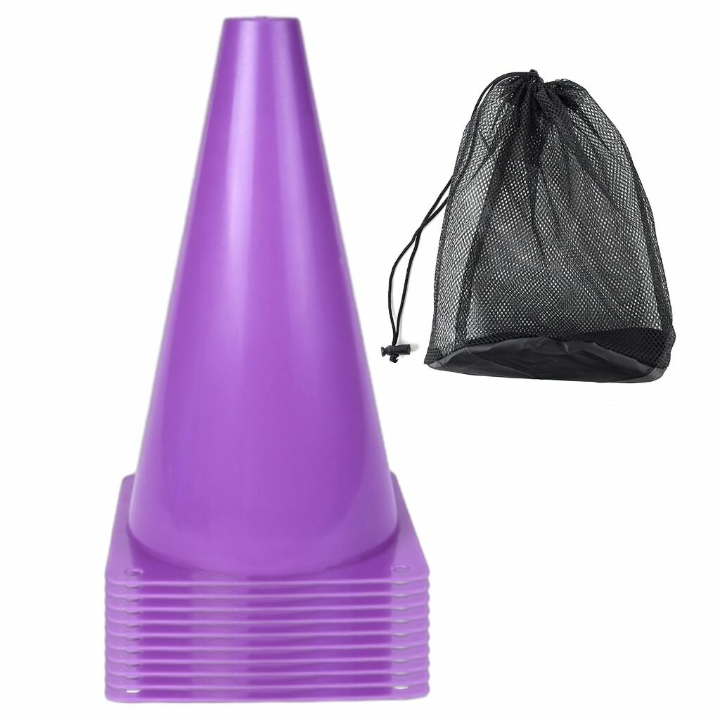 10 шт. Пластиковые конусы для тренировки ловкости, ведро, футбольное препятствие