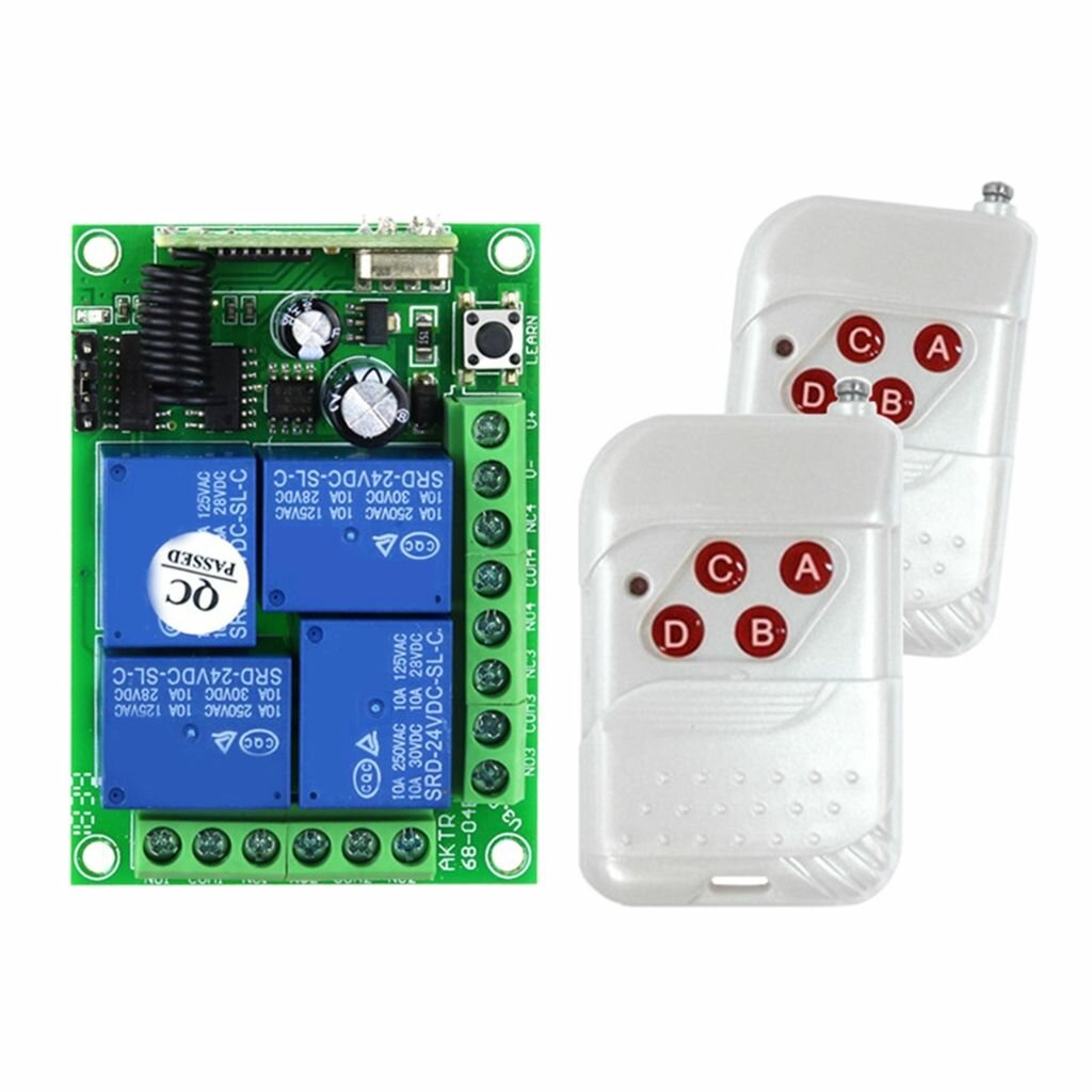 Беспроводной пульт дистанционного управления гидробортом для грузовиков 12 В/24 В - 2 пульта