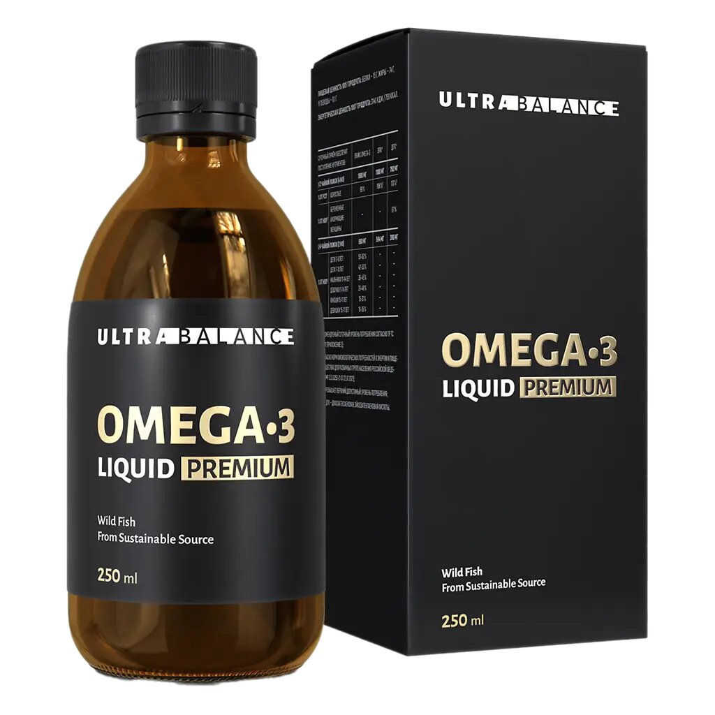 Омега-3/Omega-3 Premium UltraBalance раствор фл 250 мл 1 шт