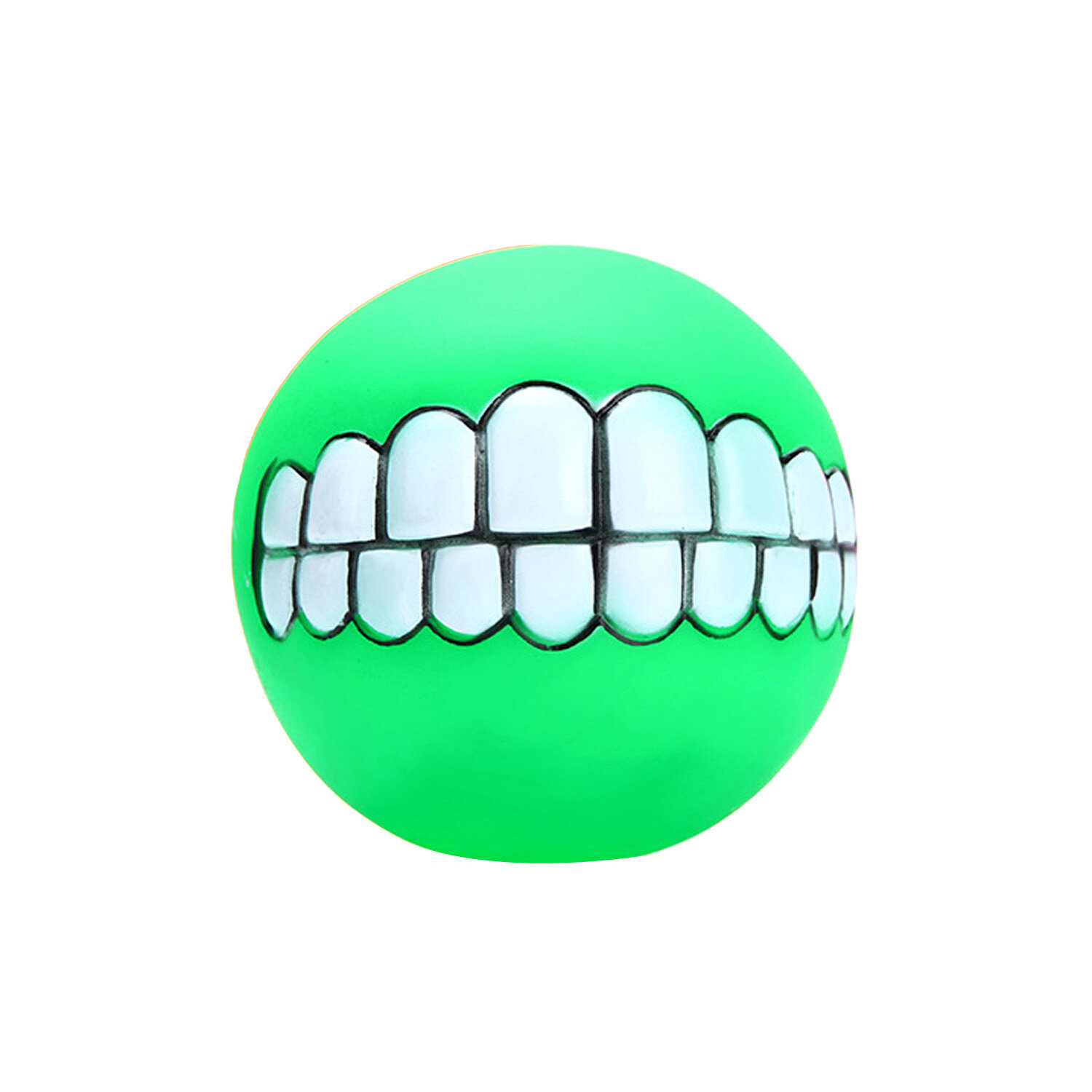 Игрушка Для Собак Grinz: 3 Размера, 2.5" Средний, Прочная Резина TPR, С Диспенсером Для Лакомств - Плавающий Мяч Для Активных Игр В Апорт И Воде Для Щенков И Взрослых Питомцев