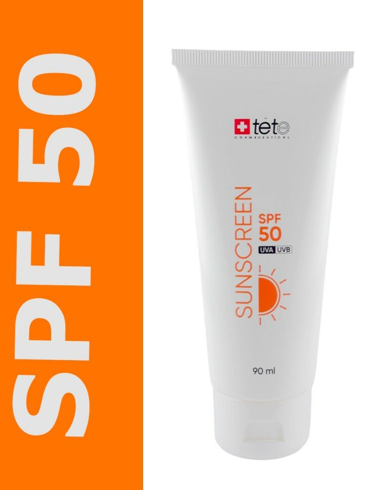 Солнцезащитный флюид Sunscreen SPF 50 TETe Cosmeceutical 90 мл