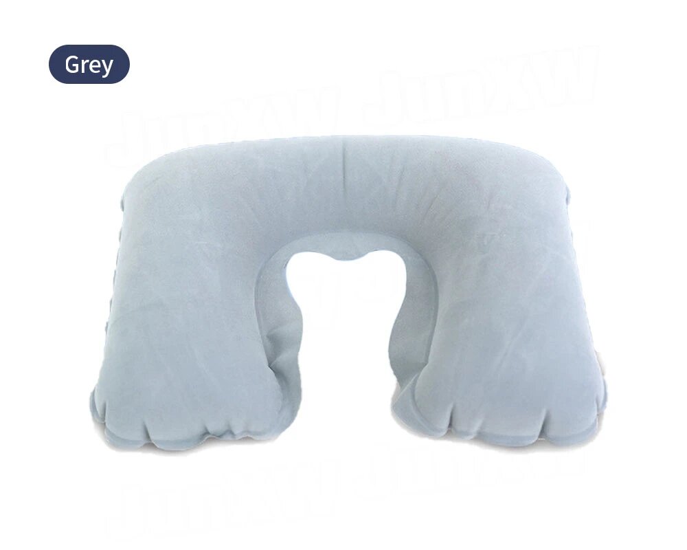 Функциональная надувная подушка для шеи, надувная U-образная подушка для путешествий, автомобильная подушка для головы и шеи, воздушная подушка для путешествий, подушка для шеи Grey