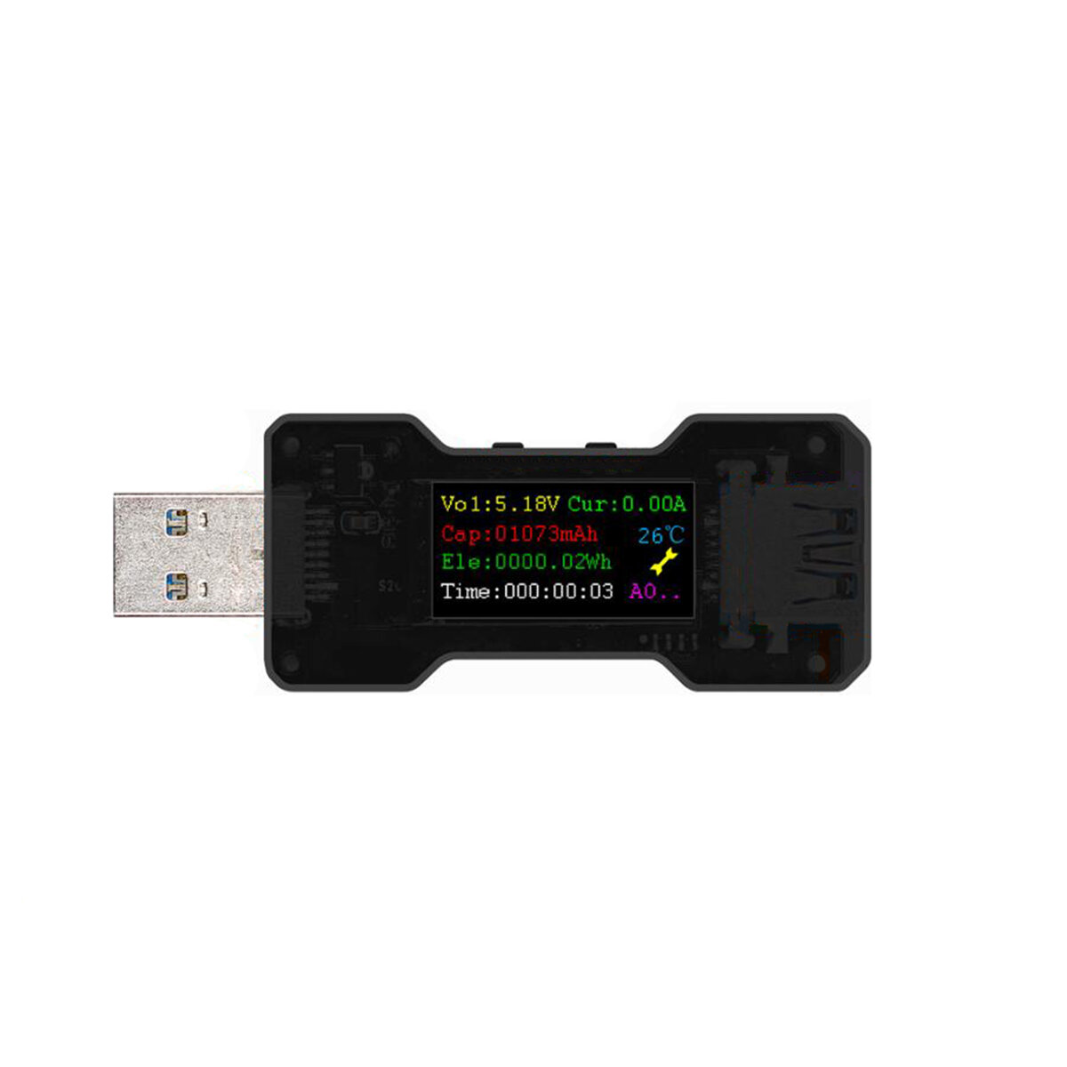 FNB18 USB-тестер DC Цифровой вольтметр Амперметр Напряжение Амперметр Вольтметр Детектор Индикатор зарядного устройства