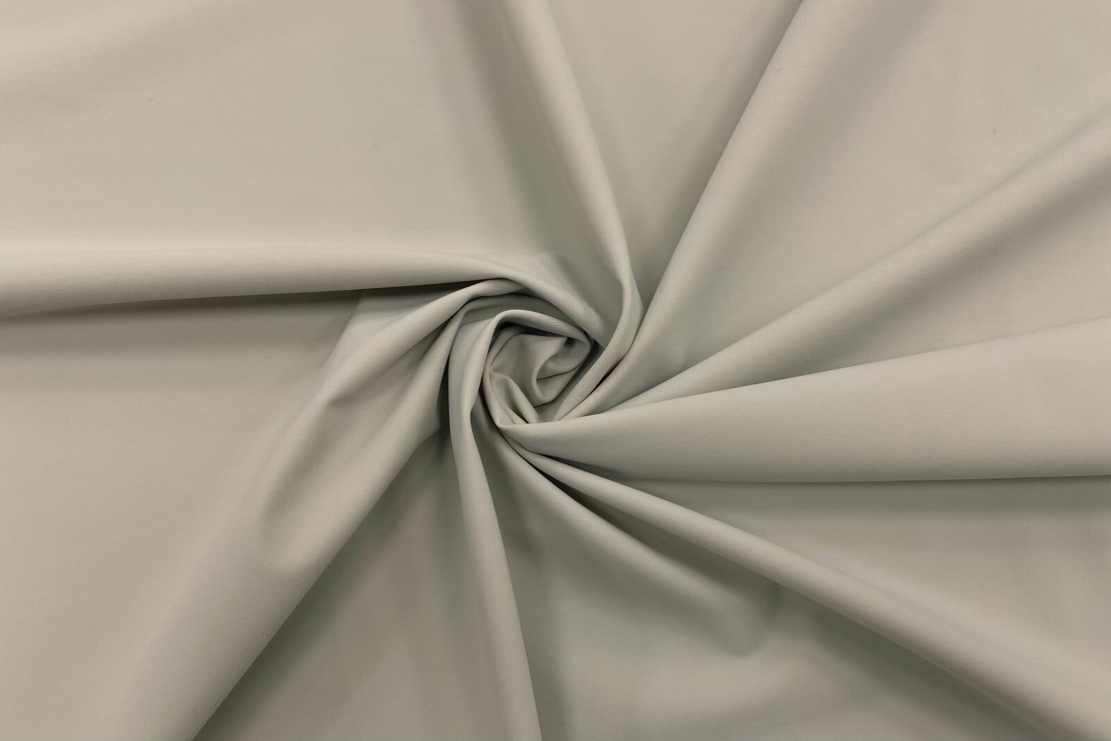 Ткань Лайкра матовая светлая серо-бежевая, 270 г/пм, ш147см, 0,5 м