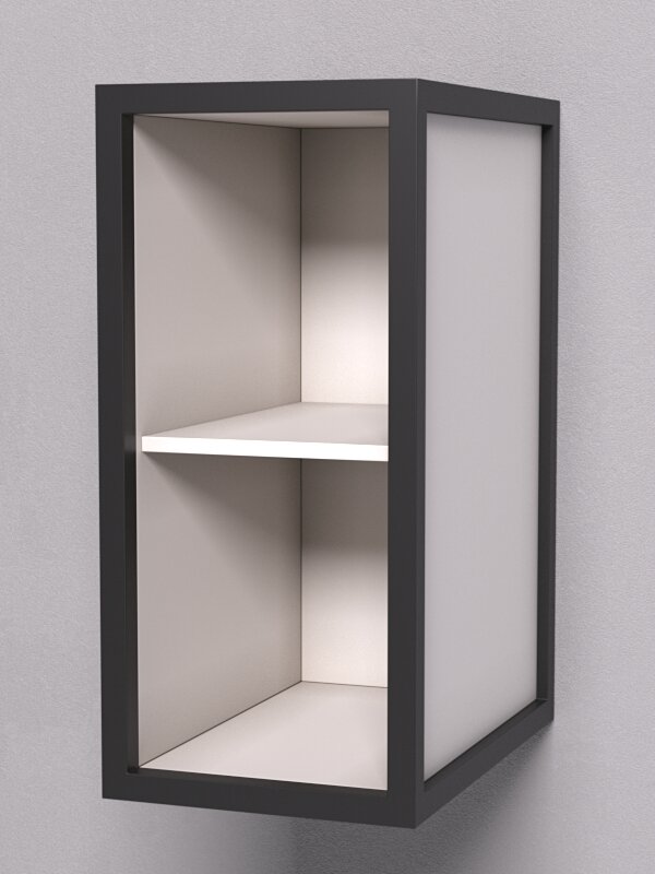 Антресоль узкая, глубокая А-04 "стронг" в стиле лофт, Белый. Производитель товара - компания Westcom.