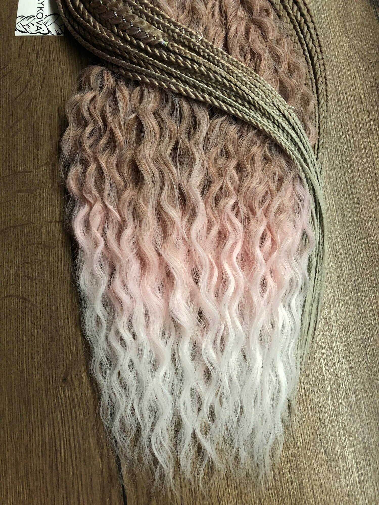 VISHNAYKOVA Ручной комплект кос и локонов ARIEL LUXE