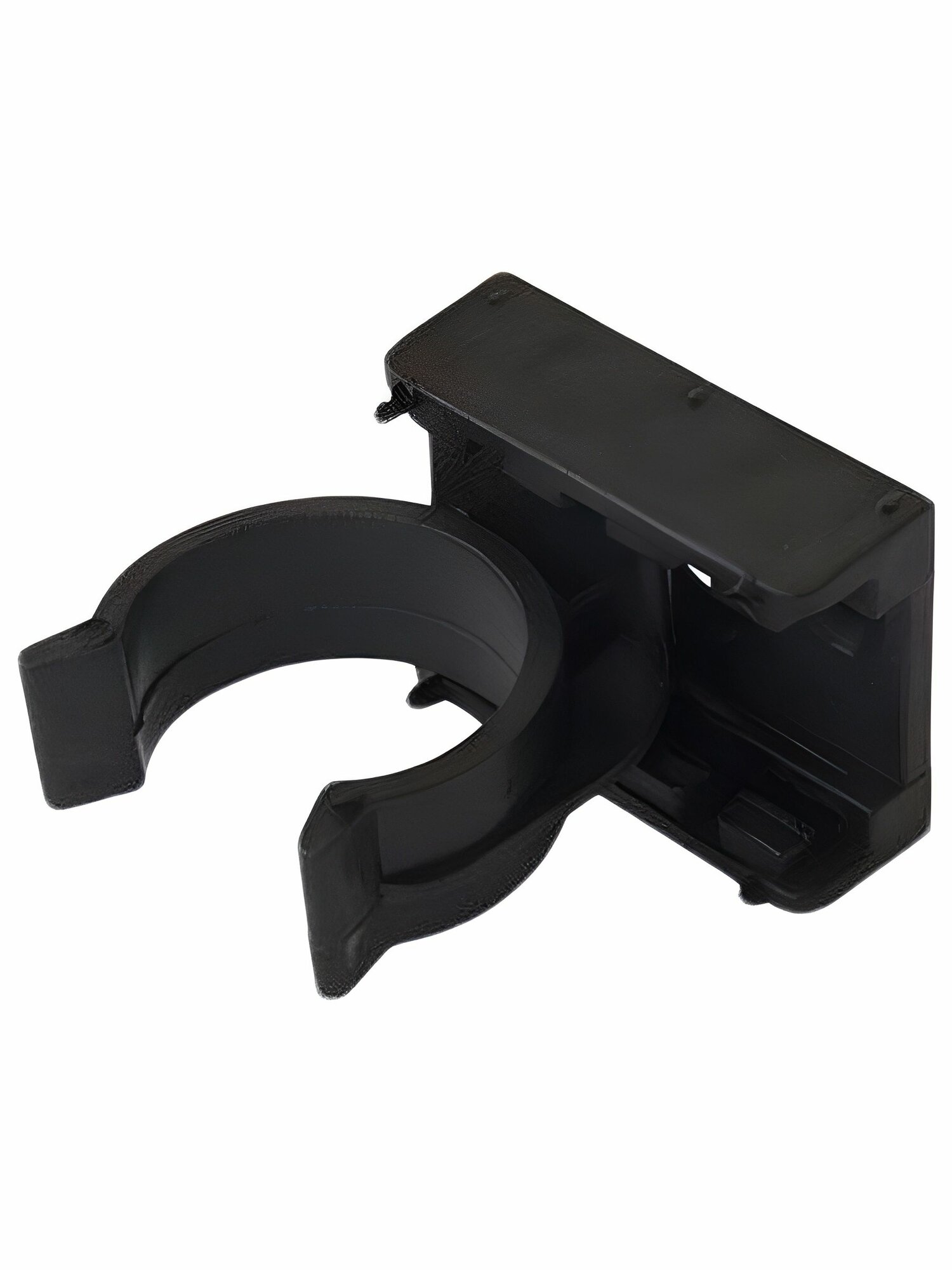 Клипса под цоколь ЛДСП FIRMAX, пластик, черный, 2 части, 10 штук