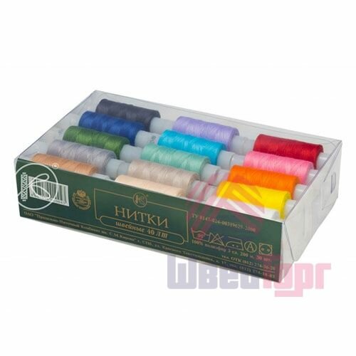 Нитка швейная Армированная ПНК Кирова 40ЛШ 1/30 шт. (набор)