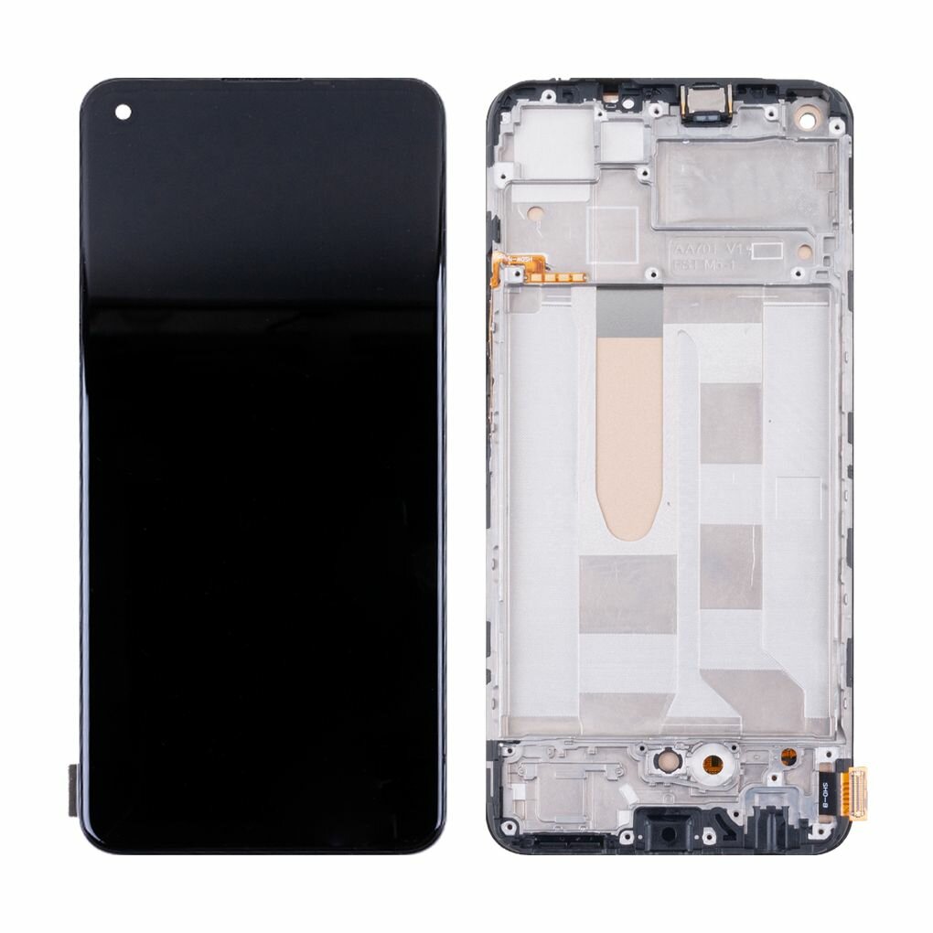 Дисплей для Realme 8 4G модуль Черный - (In-Cell)