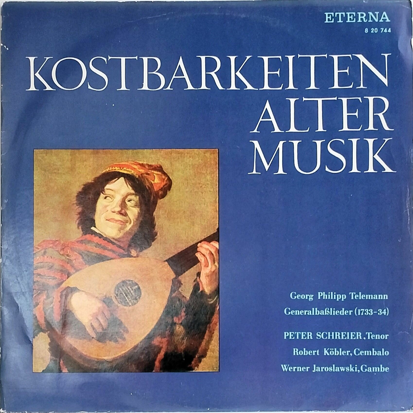 G. P. Telemann, P. Schreier, R. Kobler, W. Jaroslawski - Generalbasslieder (1LP Германия 1968, M/NM)