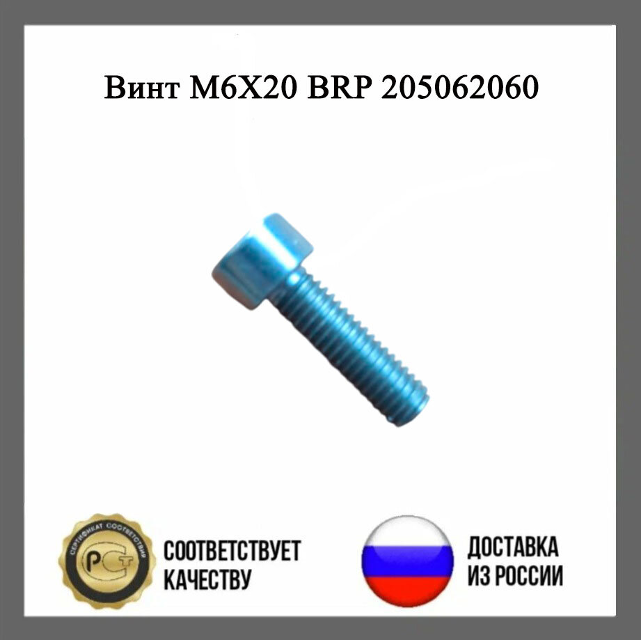 Винт M6X20 BRP 205062060
