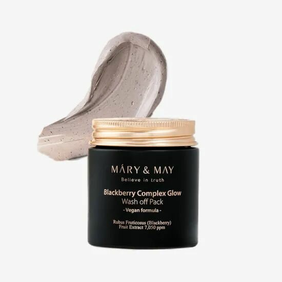 Маска для лица Mary&May Blackberry Complex Glow Wash Off Pack 125g