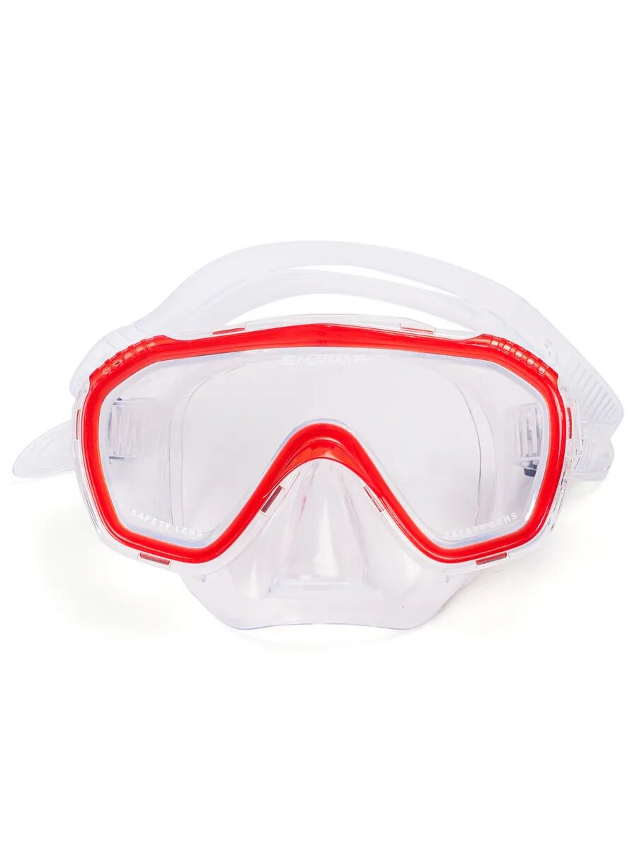 Маска для плаваниядетская Salvimar MILLY, красная