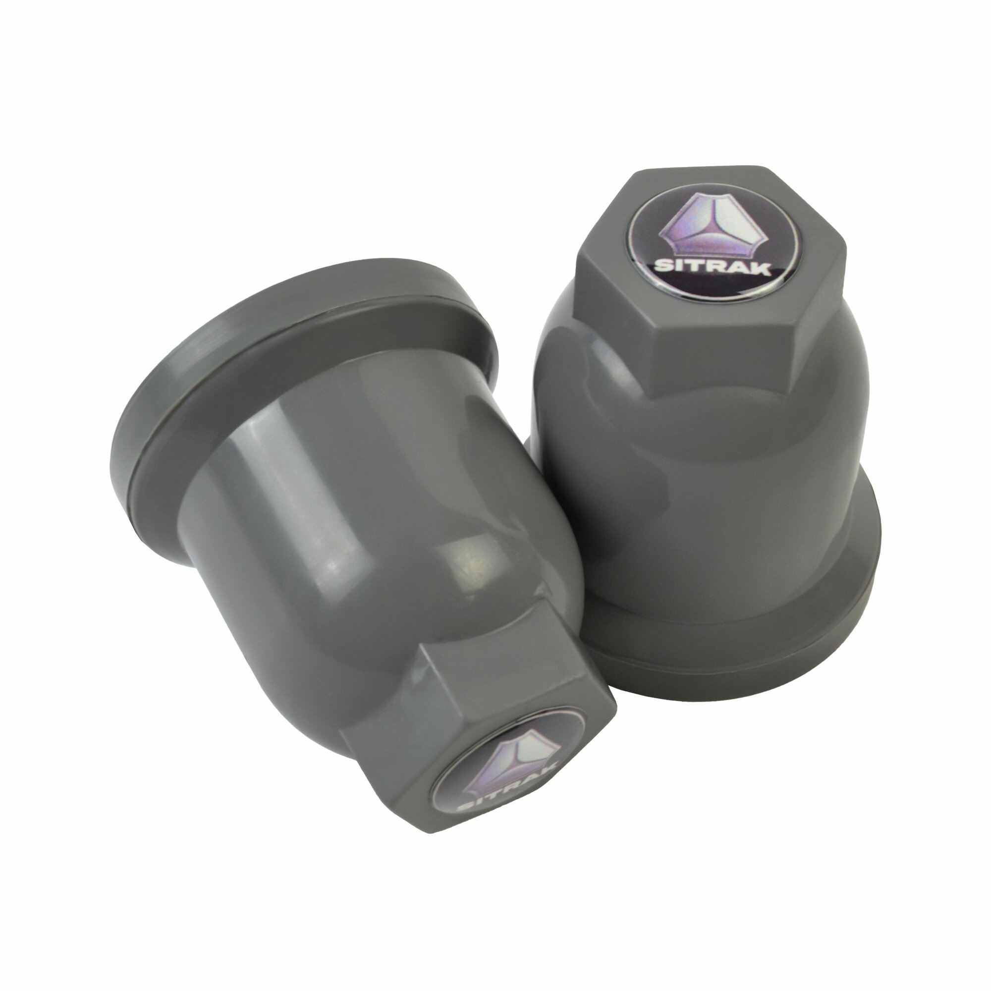 Колпачки SITRAK 20 штук на колесные гайки 32 мм серые