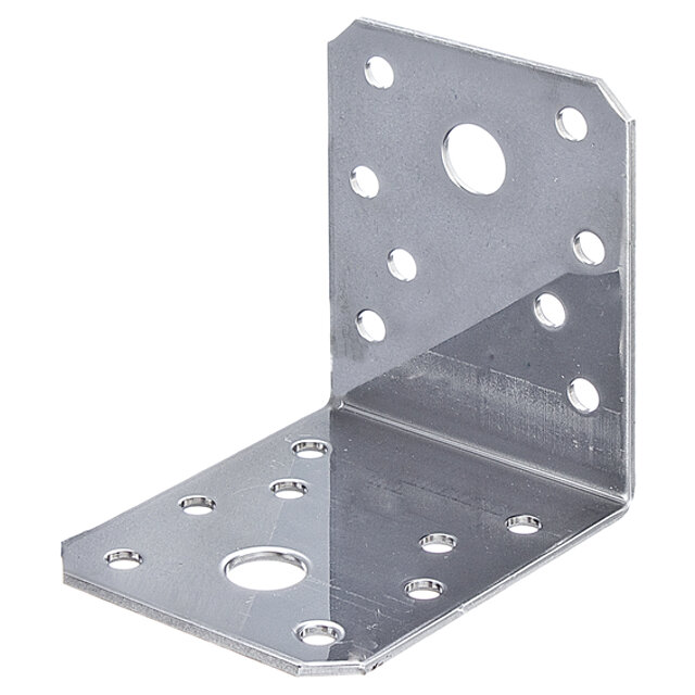 Уголок крепежный 70х70х55х2мм нержавеющая сталь