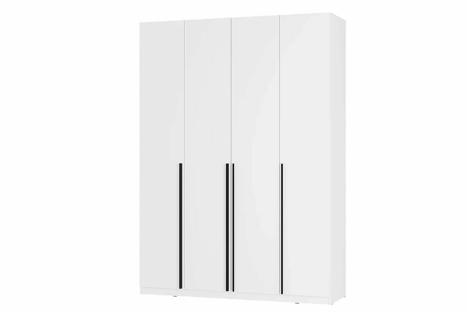 Шкаф для одежды 4-створчатый айрон, 160,2х221,6х51 см, ЛДСП, с наполнением, цвет белый