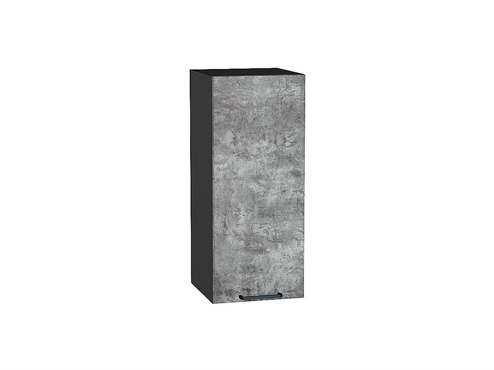 VVT Шкаф верхний с 1-ой дверцей Флэт Graphite, Temple Stone 2S, 720, 300