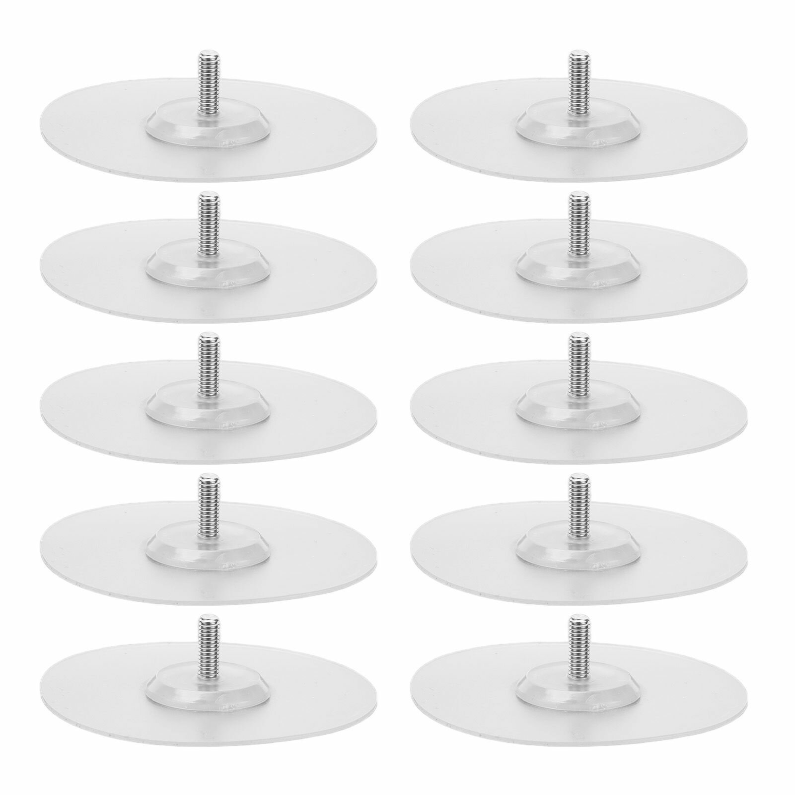 10 шт. прочных клейких силиконовых пластин, водонепроницаемые, без проколов, для крепления крючков для одежды, прочные и простые в использовании