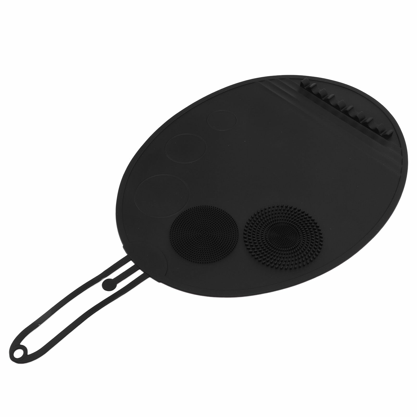 Коврик для чистки кистей для макияжа из силикона, многофункциональный, портативный, большой размер, экологически чистый