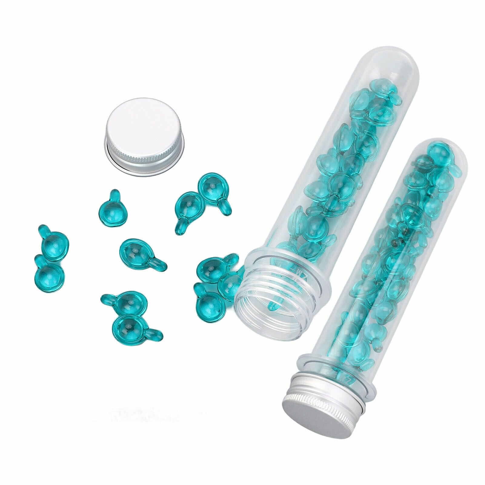 60 капсул сыворотки для лица для антивозрастного подтягивания и омоложения кожи, уменьшение морщин, органический состав