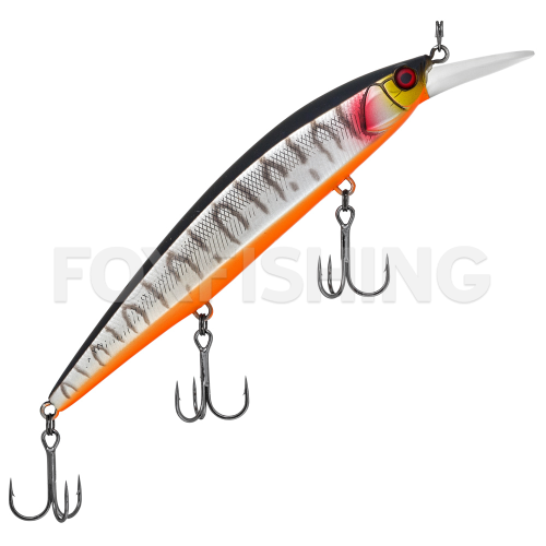 Воблер Jackall Rerange 110мм. MR 15,9гр. uv mat silver tiger до 2м. suspending