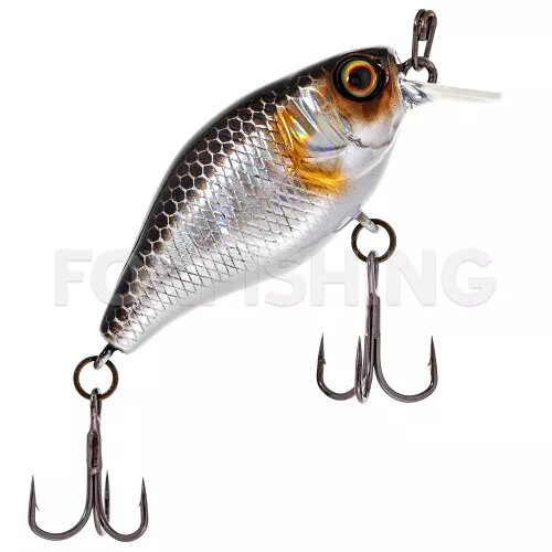 Воблер Jackall Cherry 44мм. 6,2гр. Silver&Black до 1м. floating