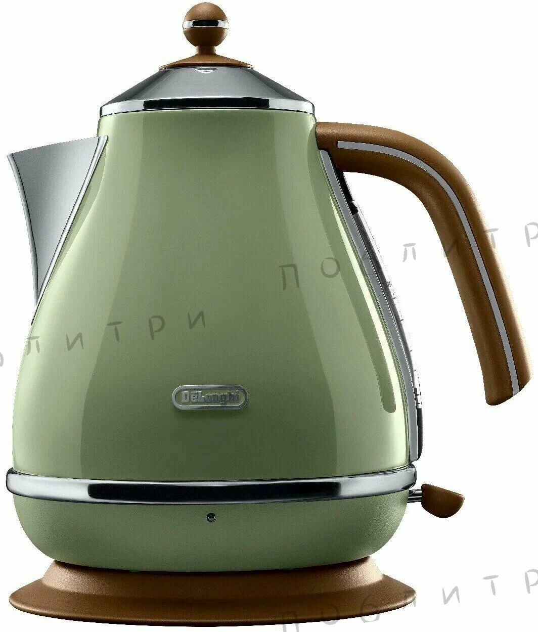 Чайник электрический DeLonghi KBOV 2001. GR Icona Vintage-LI