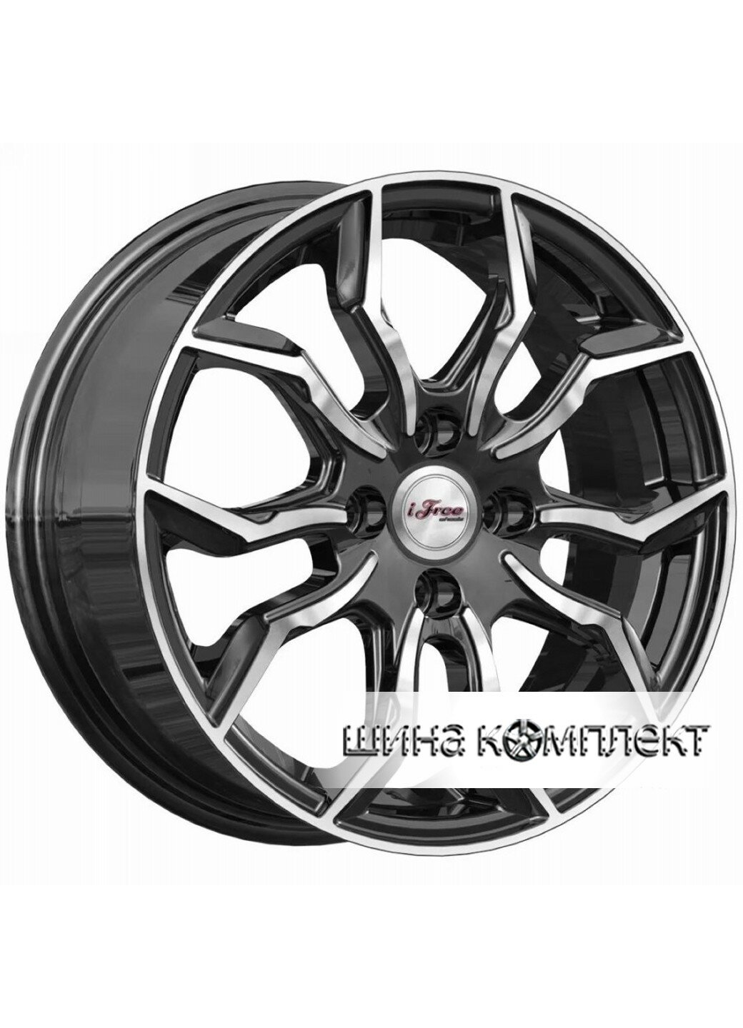 Колесный диск iFree Бохо 6x15 4x98 ET33 58,5 Блэк Джек литой для автомобиля